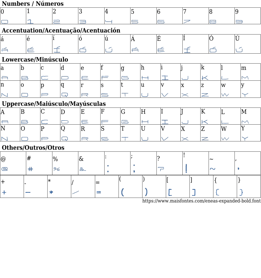 Eneas Expanded Bold: Baixar Fonte Grátis | MaisFontes