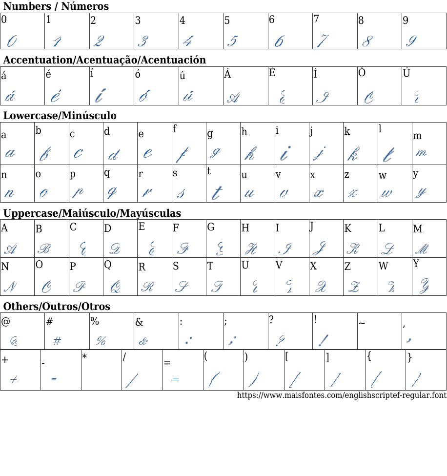 English Script EF Regular Font: Free Download | MaisFontes