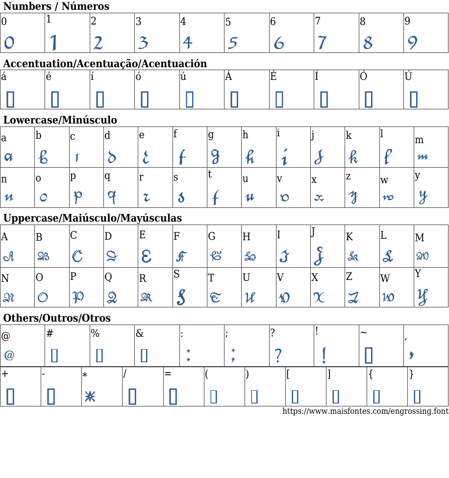 Engrossing: Free Font Download | MaisFontes