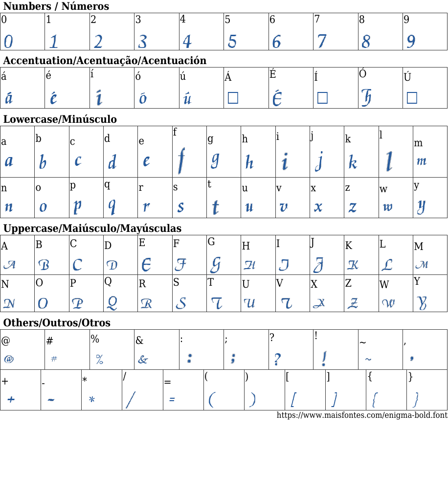 Enigma Bold: Baixar Fonte Grátis | MaisFontes