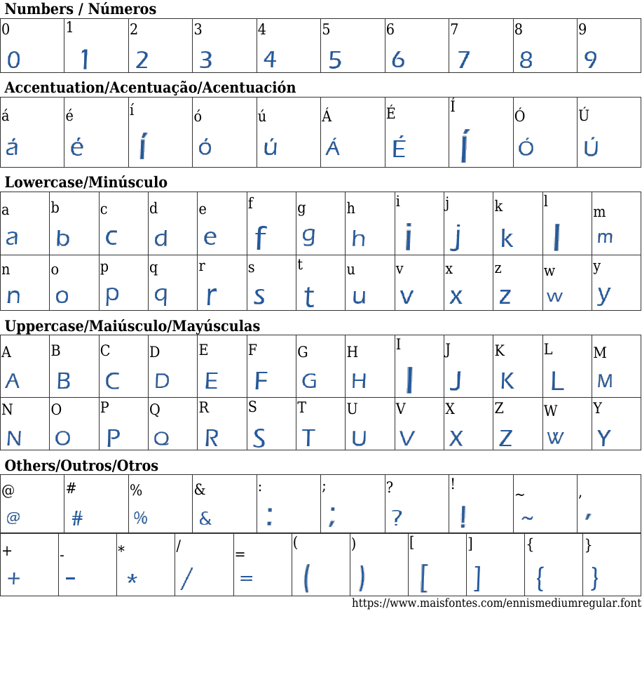Ennis Medium Regular: Free Font Download | MaisFontes