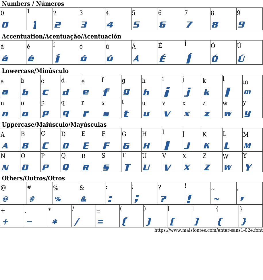 Enter Sans1 02E: Descargar Fuente Gratis | MaisFontes