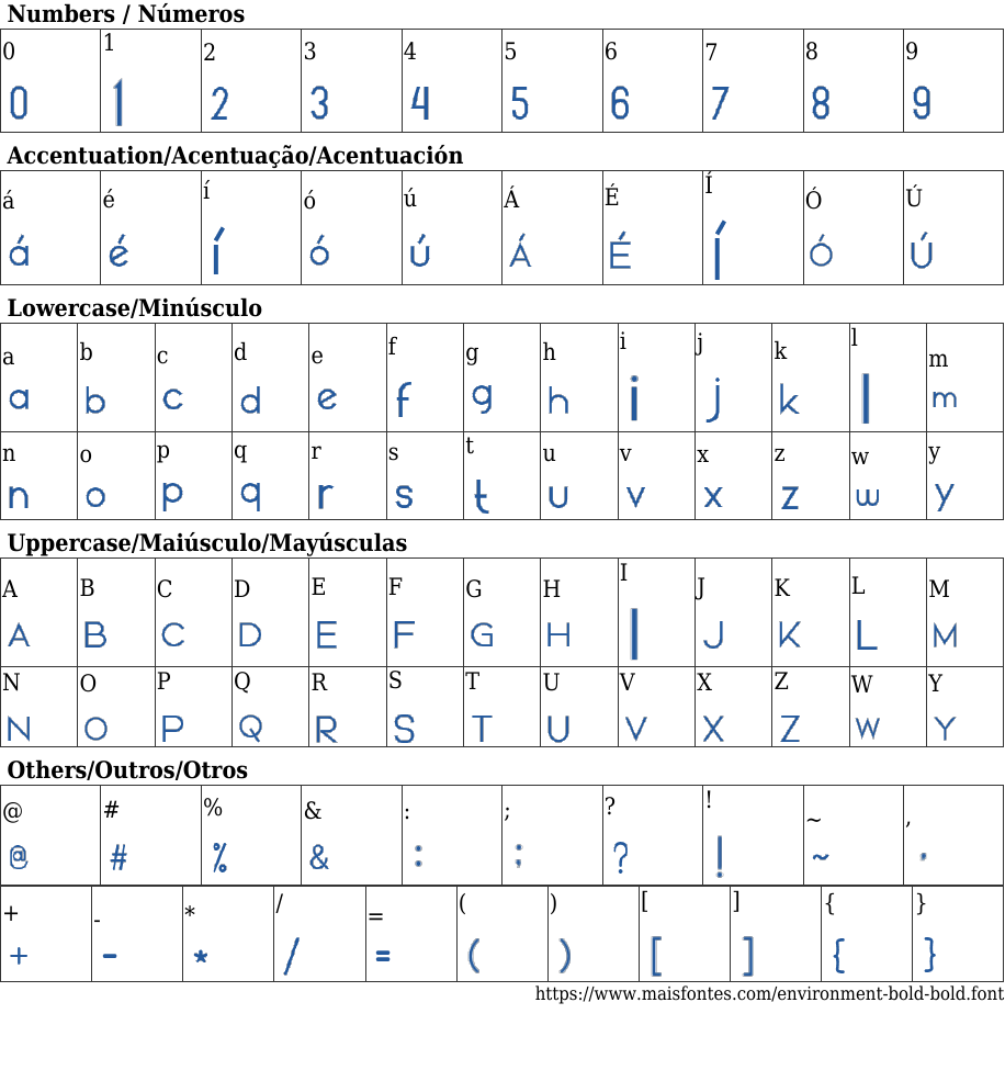 Environment Bold: Download Free Font | MaisFontes