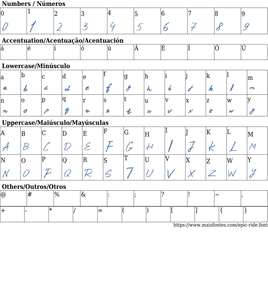 Epic Ride: Baixar Fonte Grátis | MaisFontes