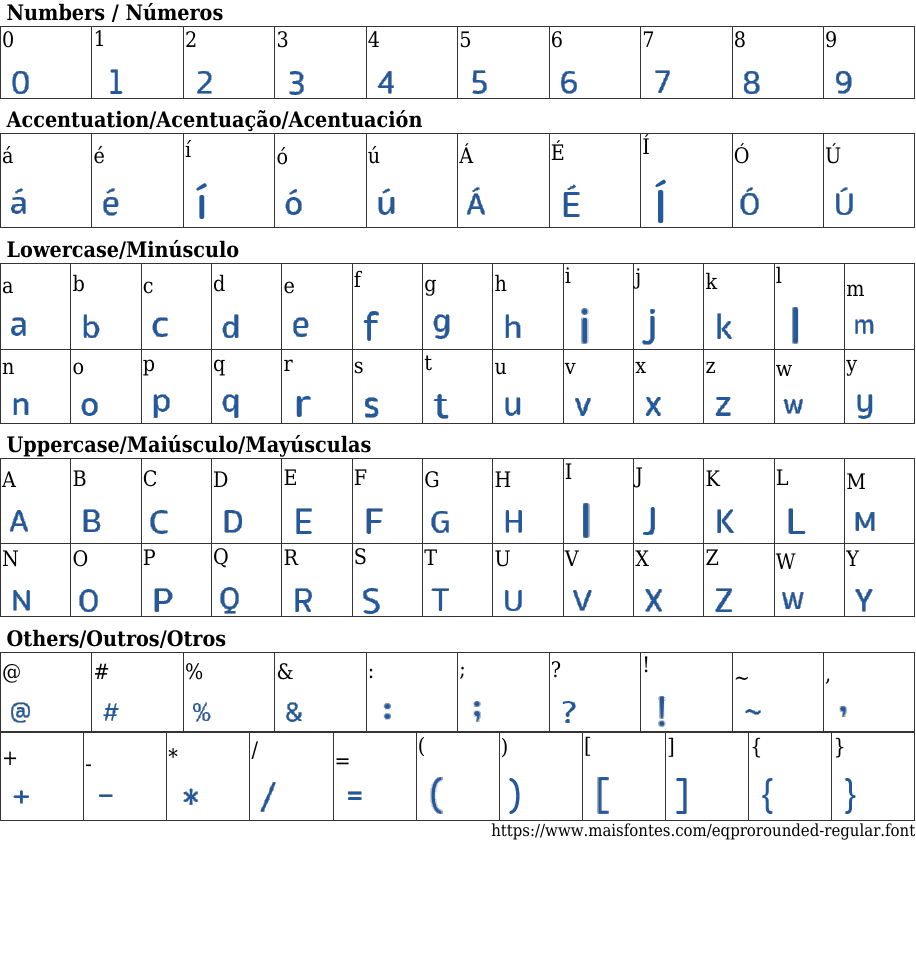 EQPro Rounded Regular: Free Font Download | MaisFontes