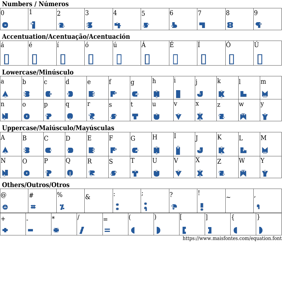 Equation: Free Font Download | MaisFontes