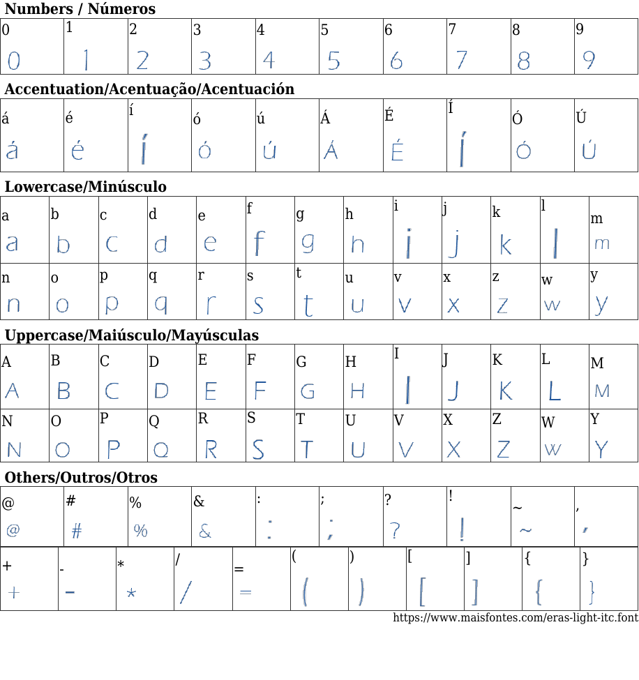 Eras ITC Light Font: Free Download | MaisFontes