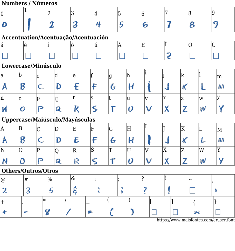 Eraser Regular: Free Font Download | MaisFontes