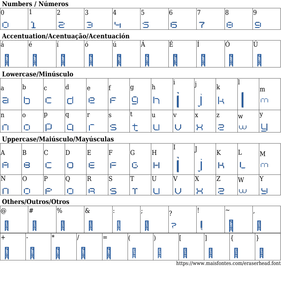 Eraserhead Orange: Free Font Download | MaisFontes