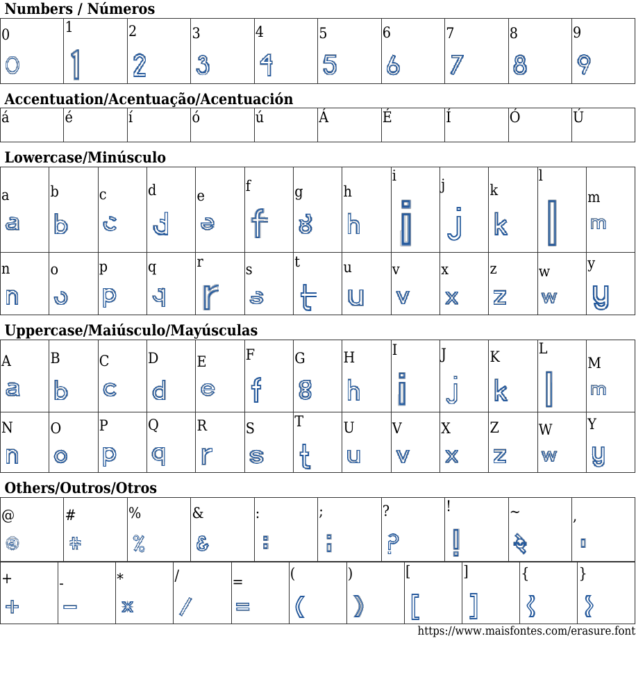 Erasure: Baixar Fonte Grátis | MaisFontes
