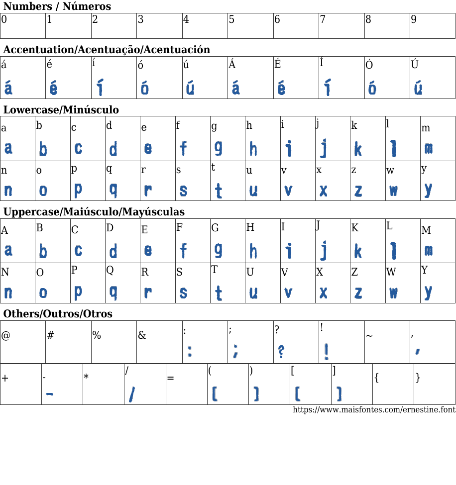 Ernestine Font: Free Download | MaisFontes
