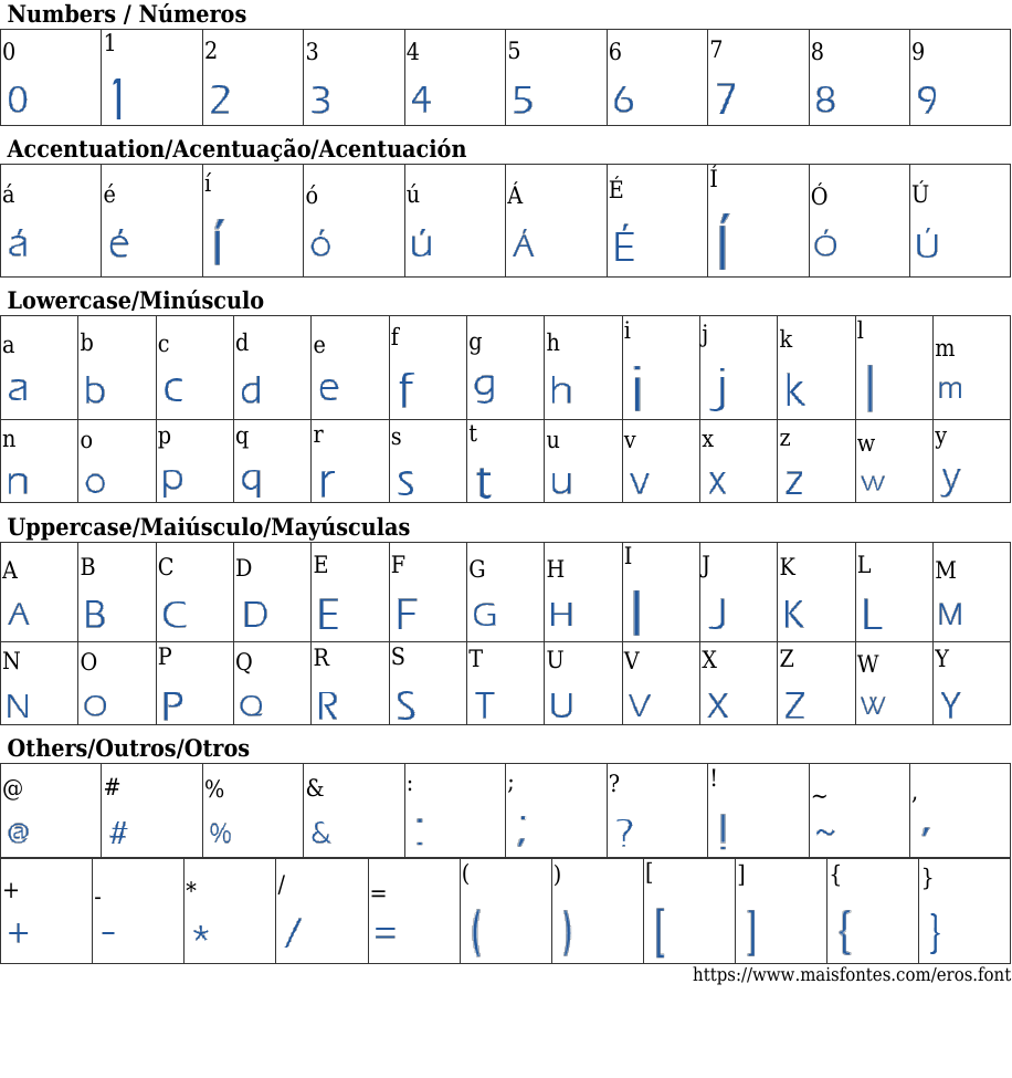 Eros: Free Font Download | MaisFontes