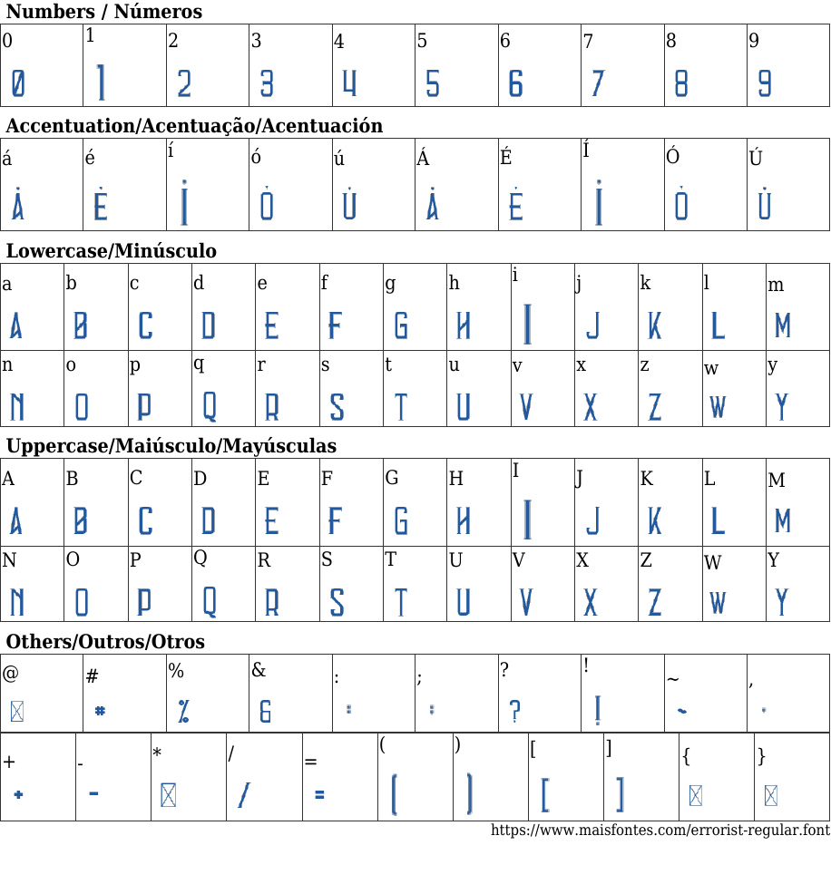 Errorist Regular: Baixar Fonte Grátis | MaisFontes