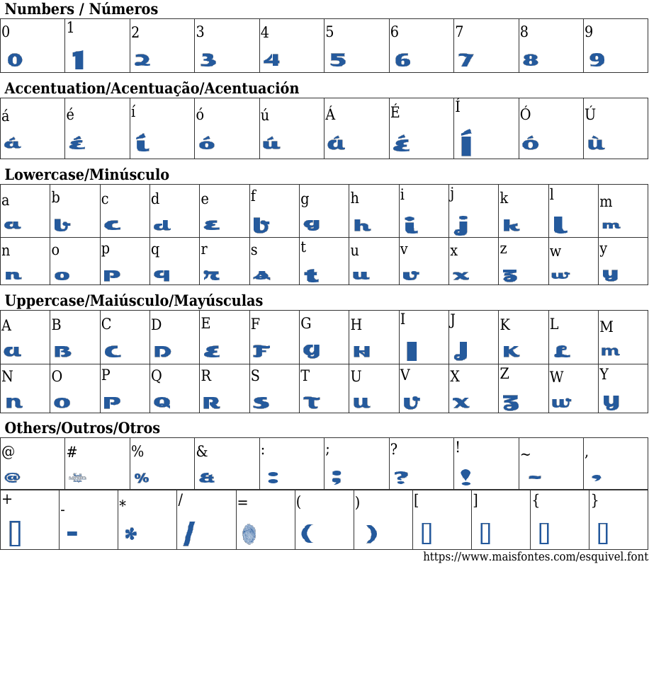 Esquivel: Free Font Download | MaisFontes