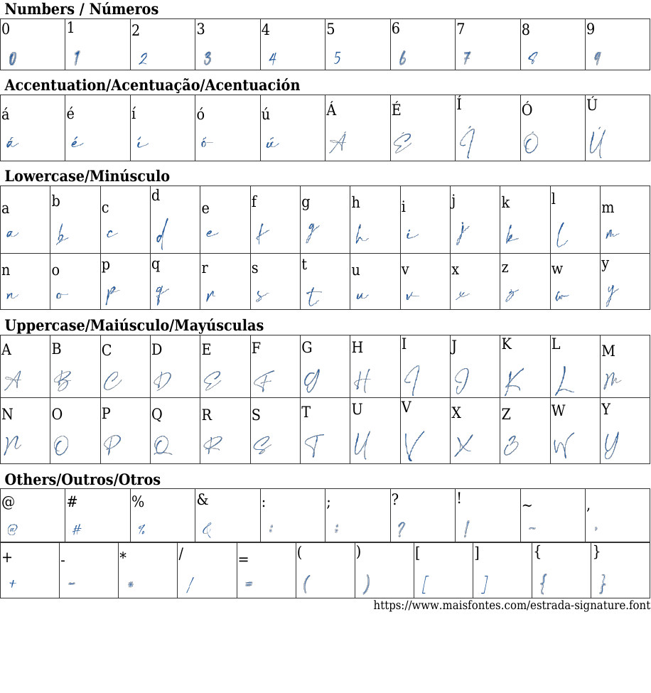 Estrada Signature: Free Font Download | MaisFontes