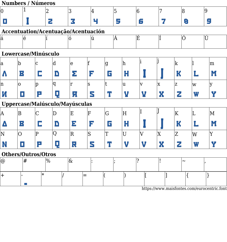 Eurocentric: Baixar Fonte Grátis | MaisFontes