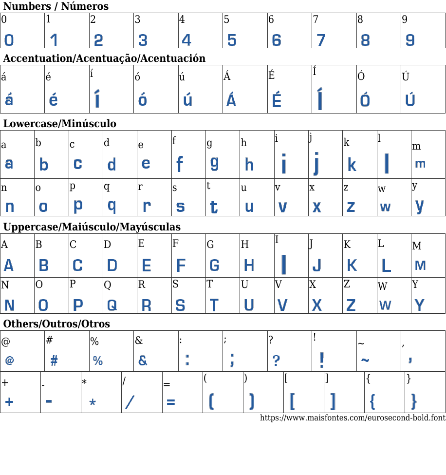Eurose Condensed Bold: Descargar Fuente Gratis | MaisFontes