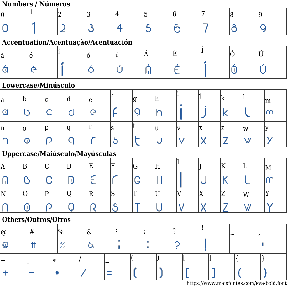 Eva Design Bold: Free Font Download | MaisFontes