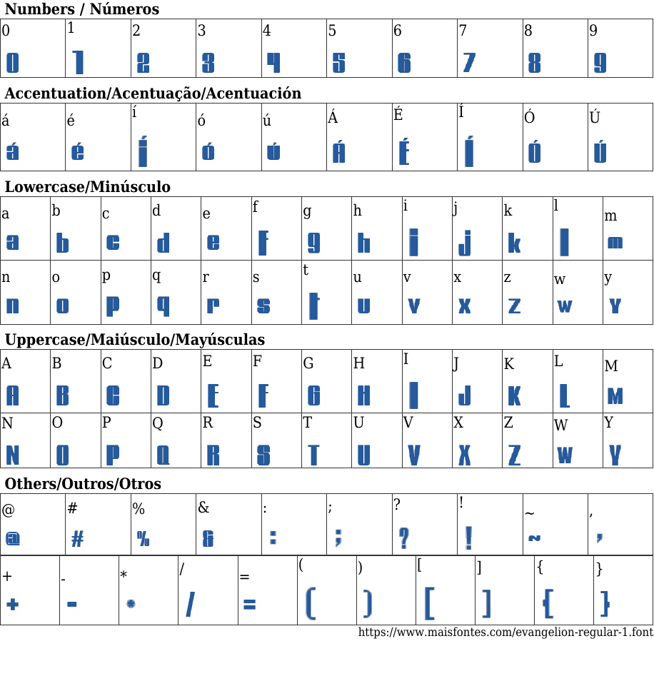Evangelion Normal Font: Free Download | MaisFontes