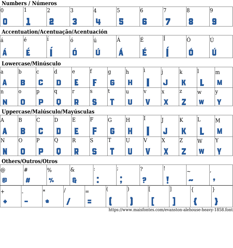 Evanston Alehouse Heavy 1858: Download Free Font | MaisFontes
