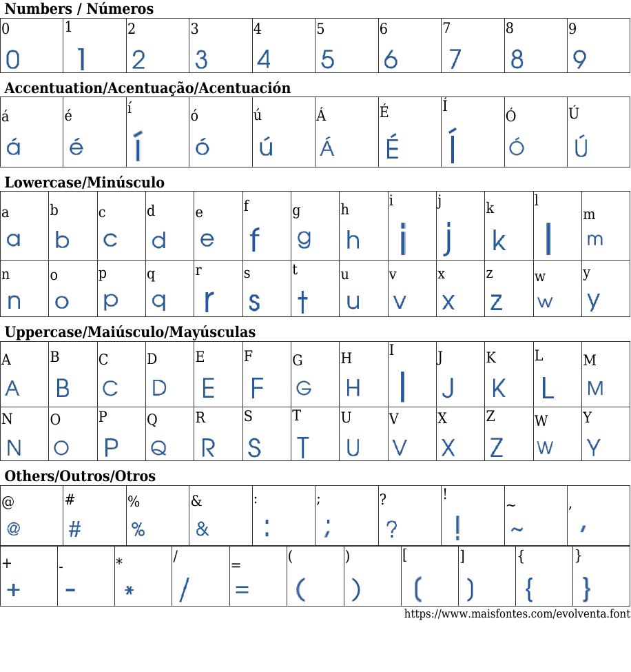 Evolventa Font: Free Download | MaisFontes