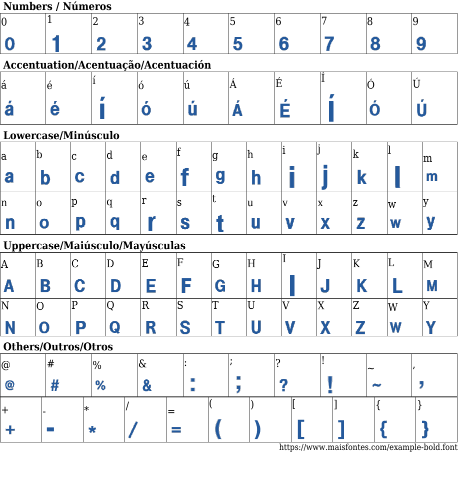 Example Bold Font: Free Download | MaisFontes
