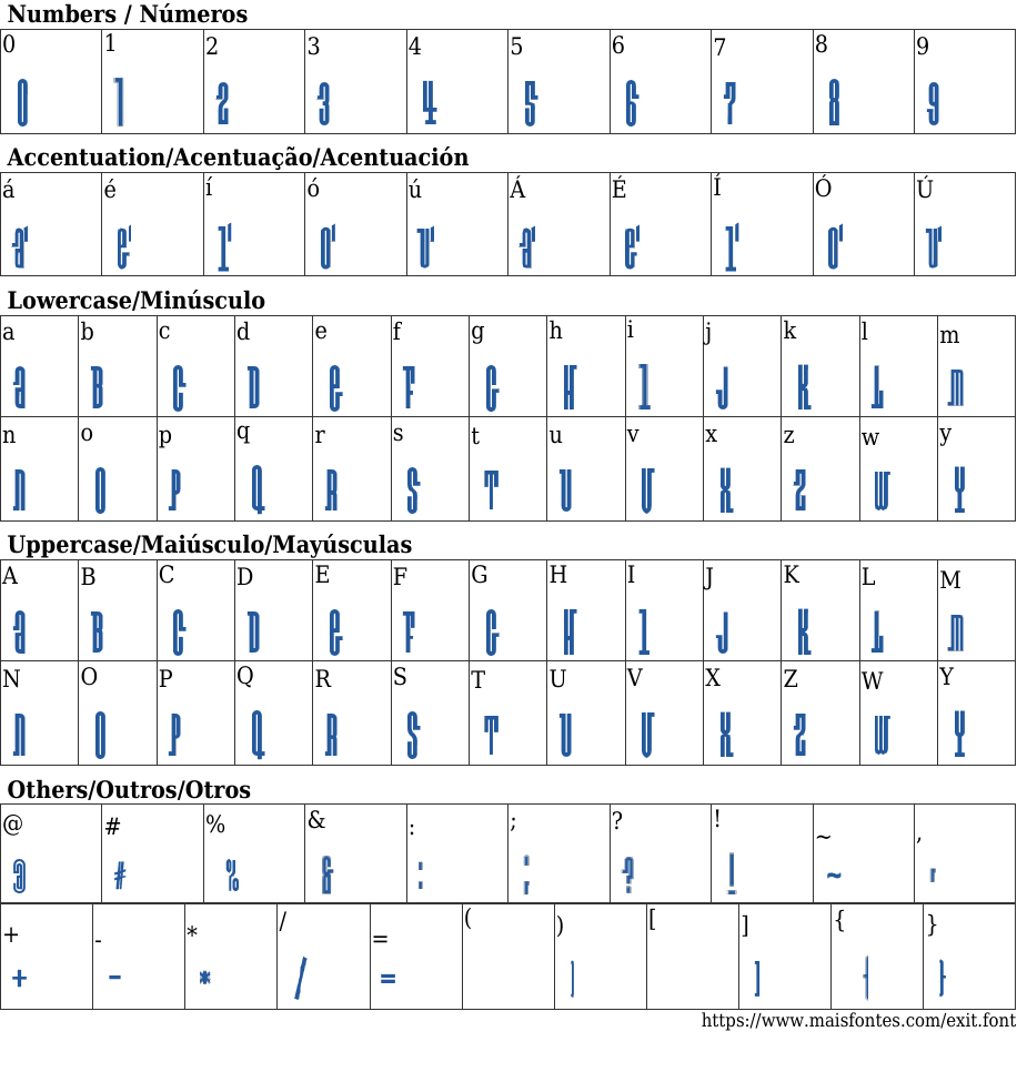 Exit: Free Font Download | MaisFontes