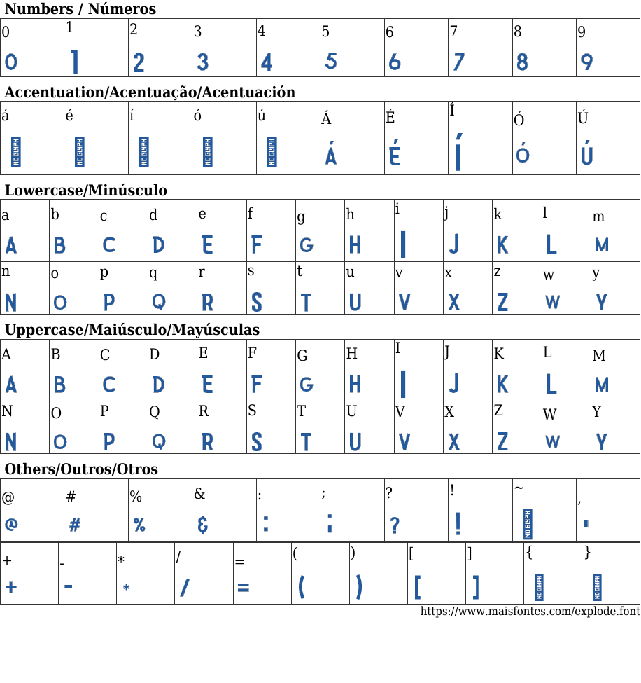 Explode: Free Font Download | MaisFontes