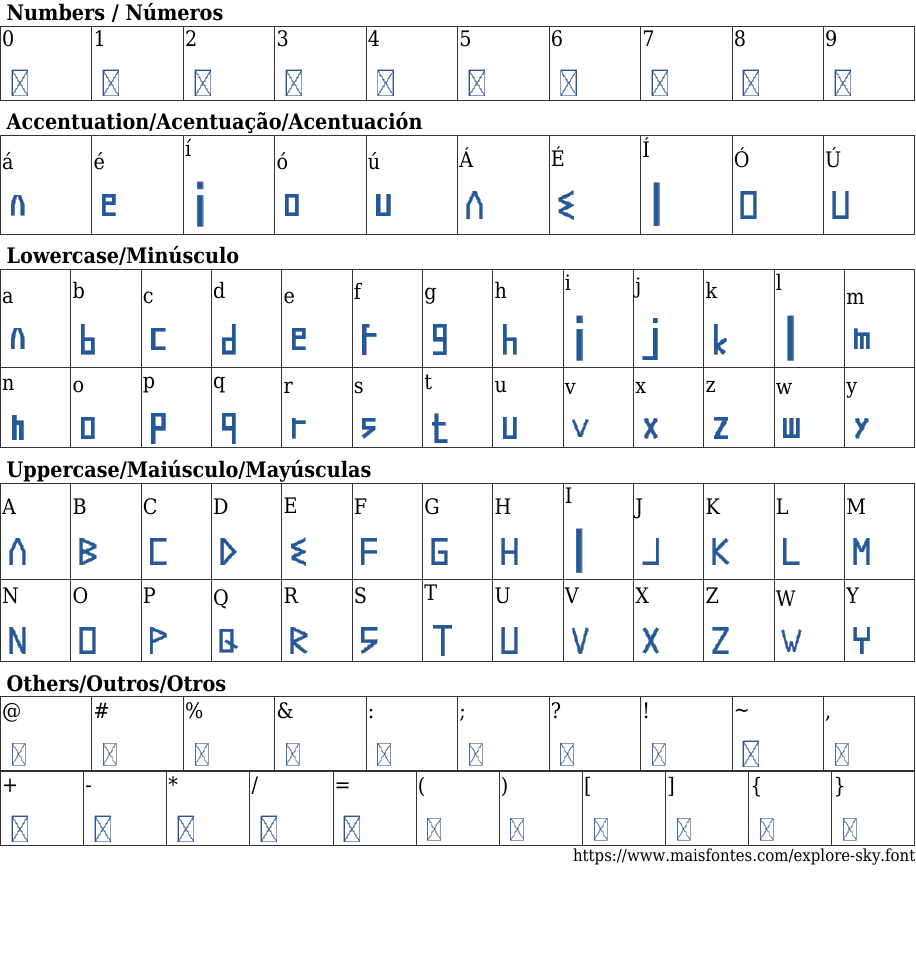 Explore Sky: Free Font Download | MaisFontes