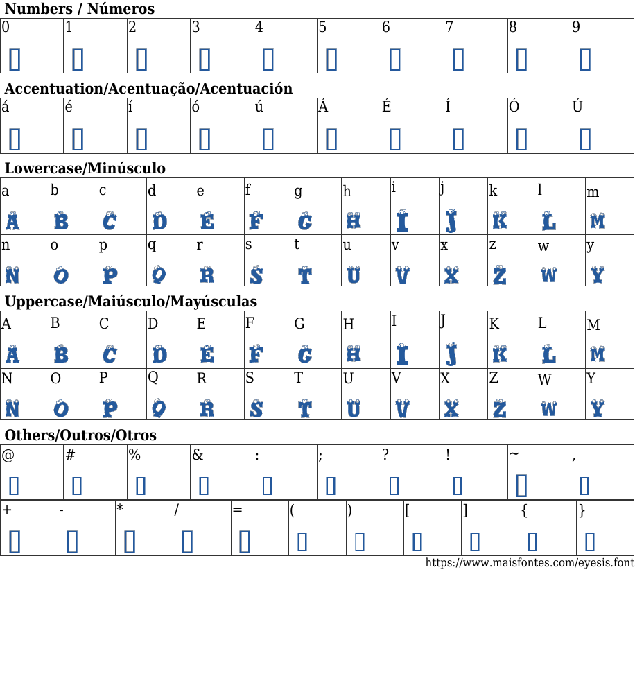 Eyesis: Baixar Fonte Grátis | MaisFontes