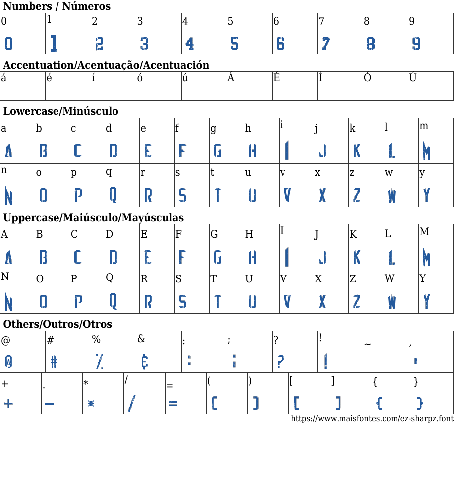 EZ Sharpz: Baixar Fonte Grátis | MaisFontes