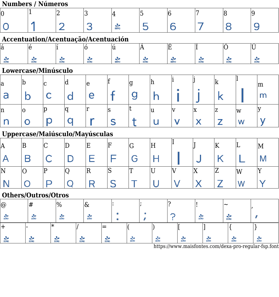 Dexa Pro Regular Font: Free Download | MaisFontes