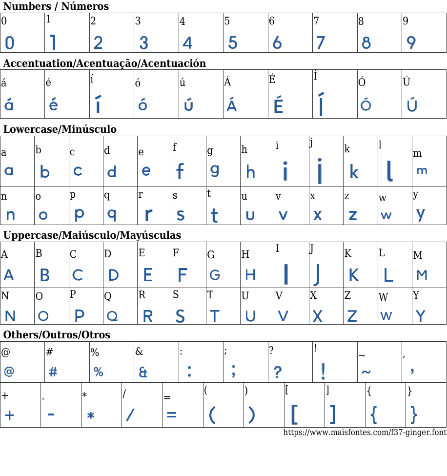 F37 Ginger: Download Free Font | MaisFontes