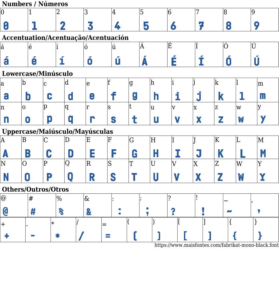 Fabrikat Mono Black Font: Free Download | MaisFontes