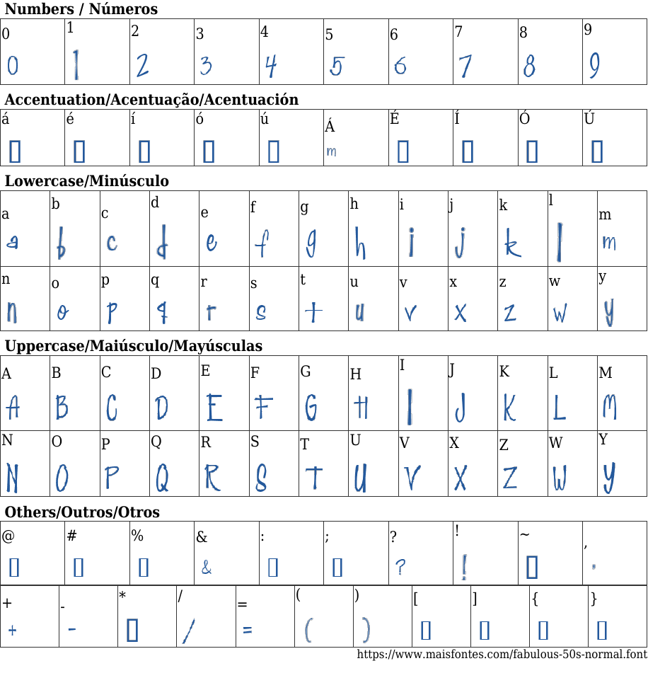 Fabulous 50s Normal: Free Font Download | MaisFontes