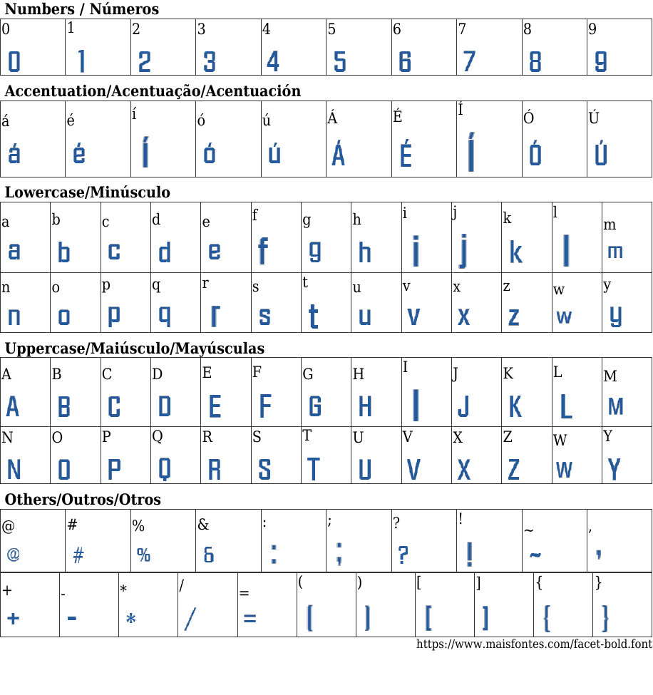 Facet Bold Font: Free Download | MaisFontes