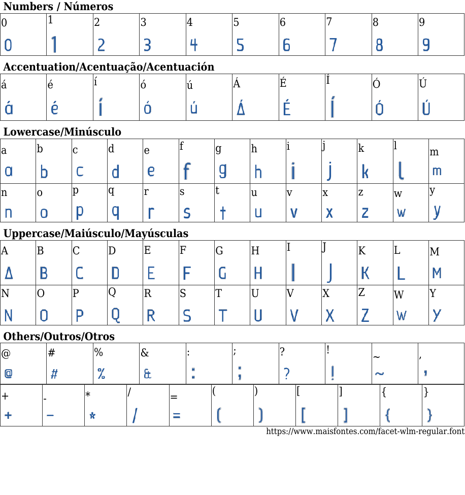 Facet WLM Regular: Baixar Fonte Grátis | MaisFontes