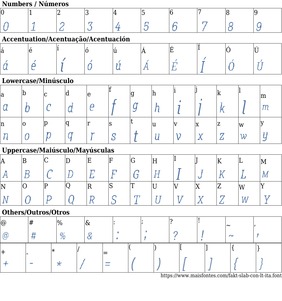 Fakt Slab Condensed Light Italic: Free Font Download | MaisFontes