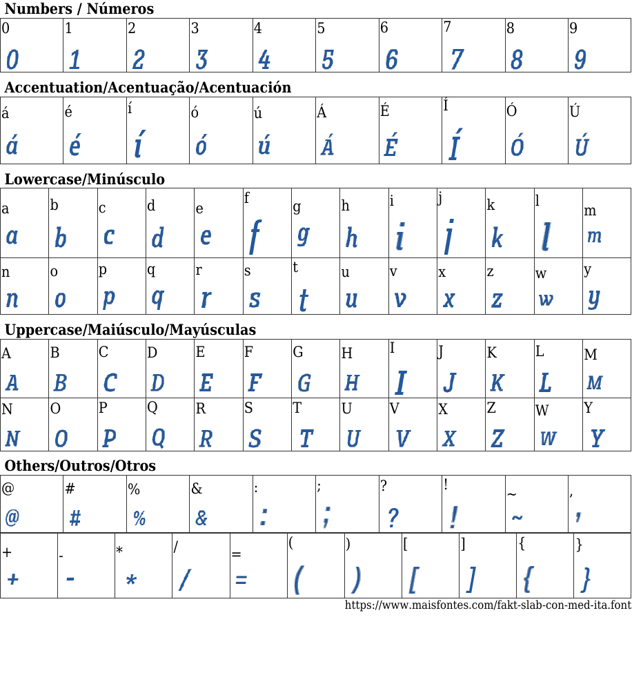 Fakt Slab Condensed Medium Italic: Free Font Download | MaisFontes