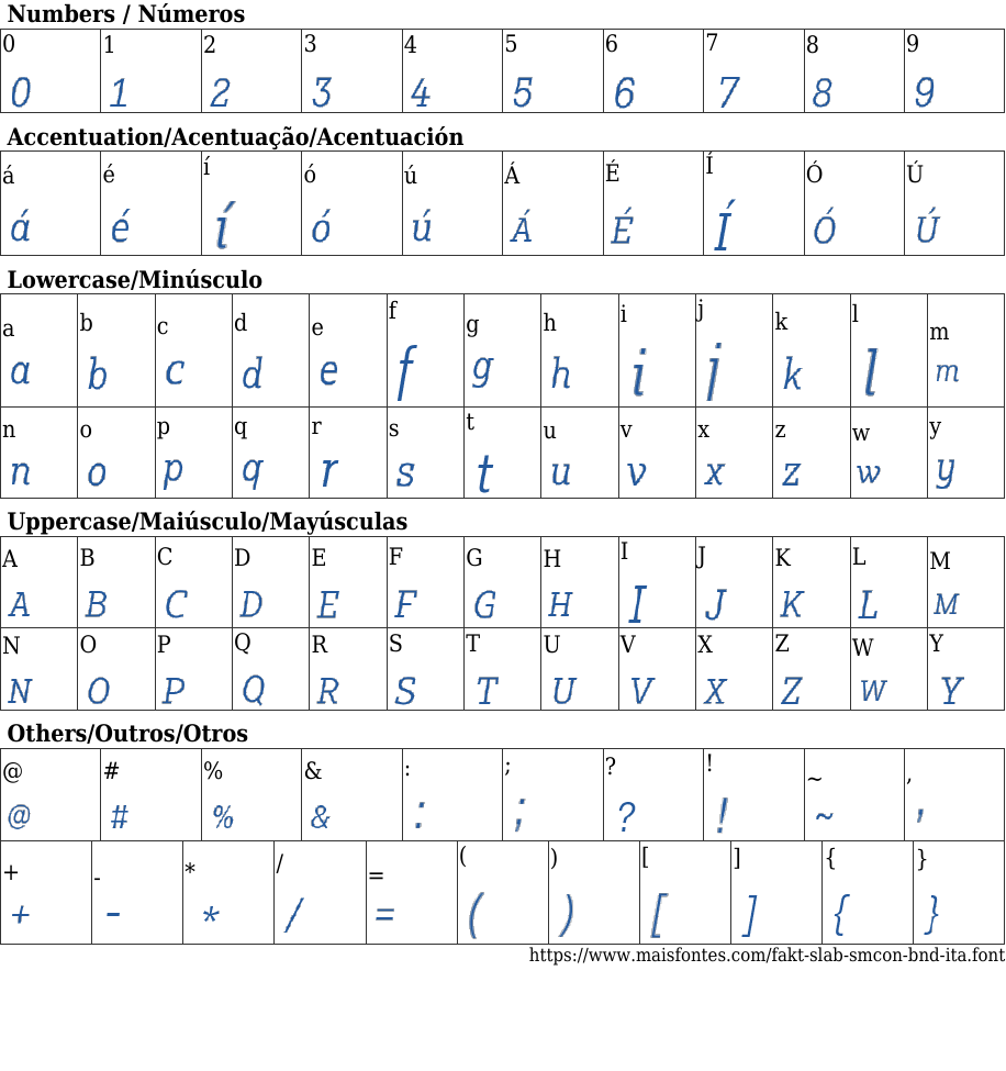 Fakt Slab SemiCondensed Blond Italic: Download Free Font | MaisFontes