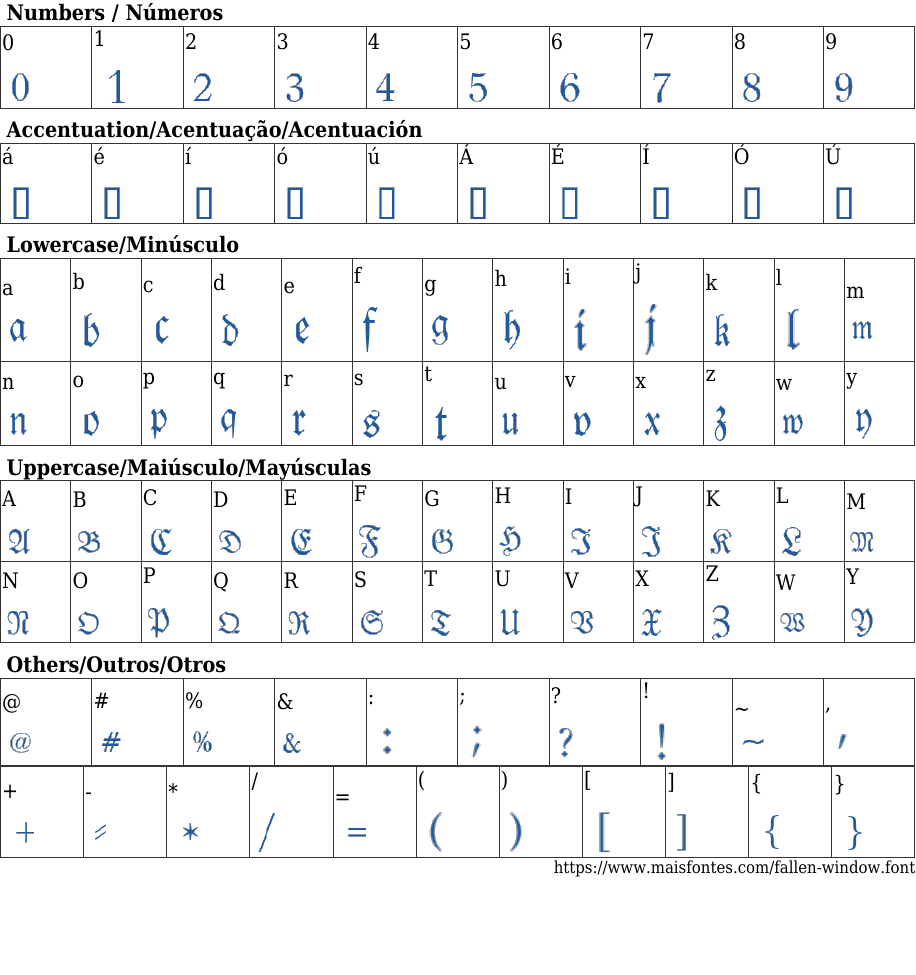 Fallen Window: Free Font Download | MaisFontes