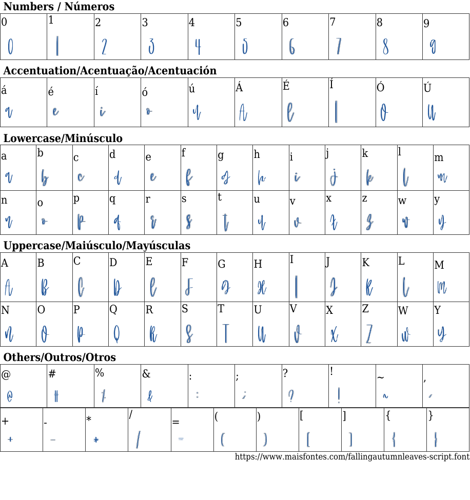 Falling Autumn Leaves Script: Free Font Download | MaisFontes