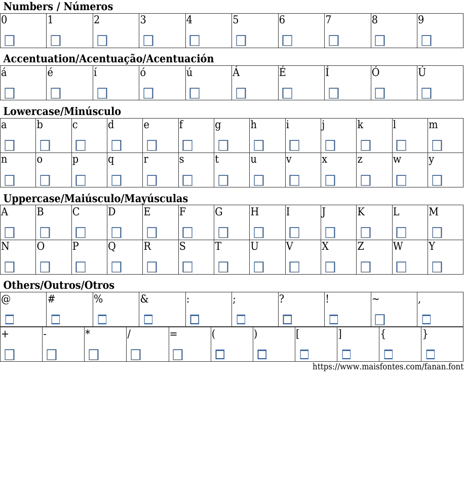 Fanan Font: Free Download | MaisFontes