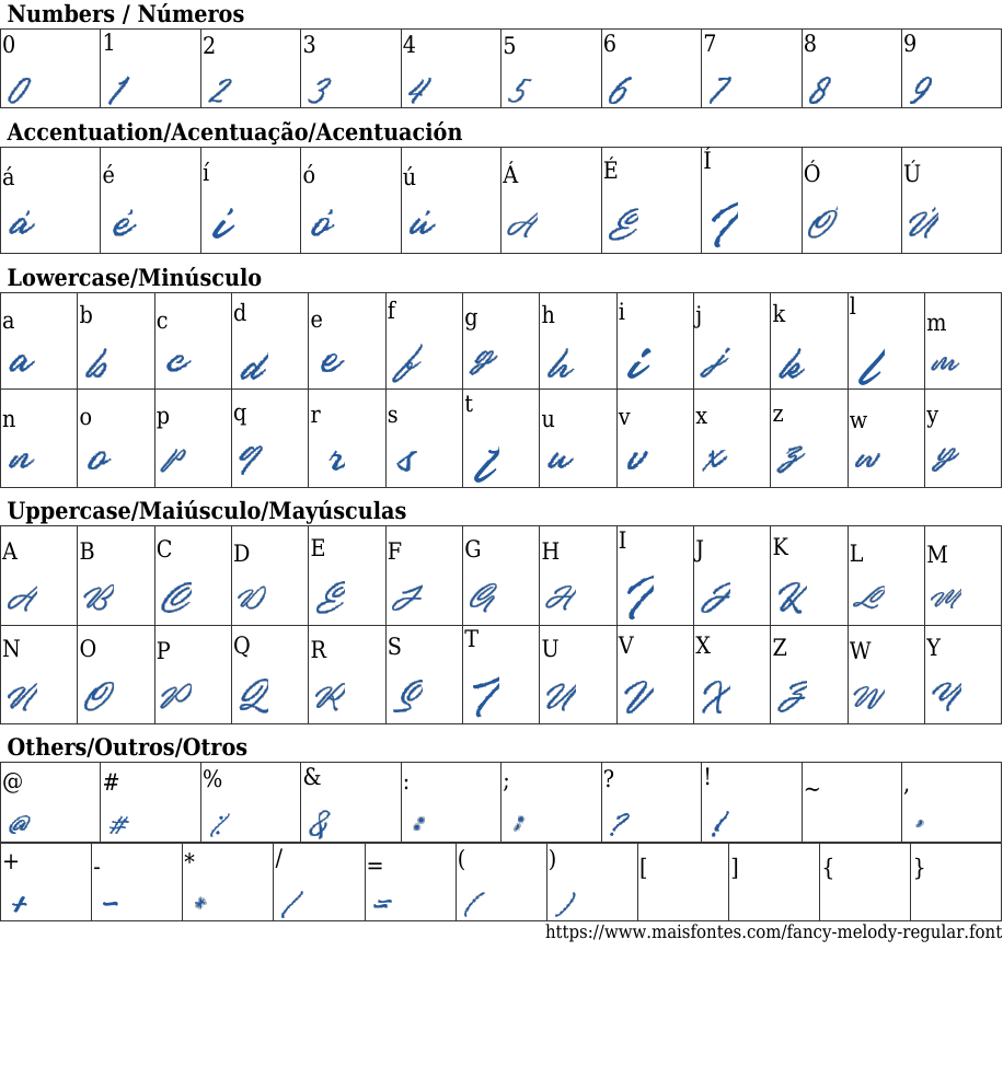 Fancy Melody Regular: Free Font Download | MaisFontes