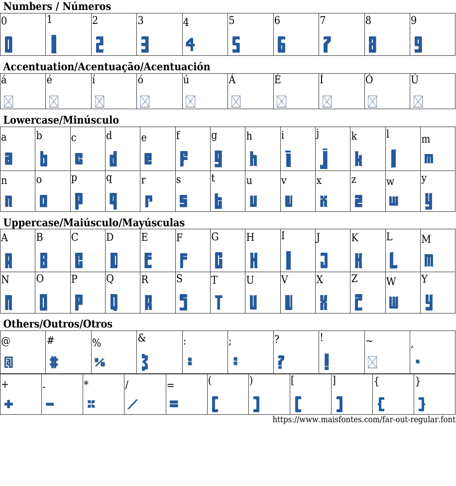 Far Out Regular: Download Free Font | MaisFontes