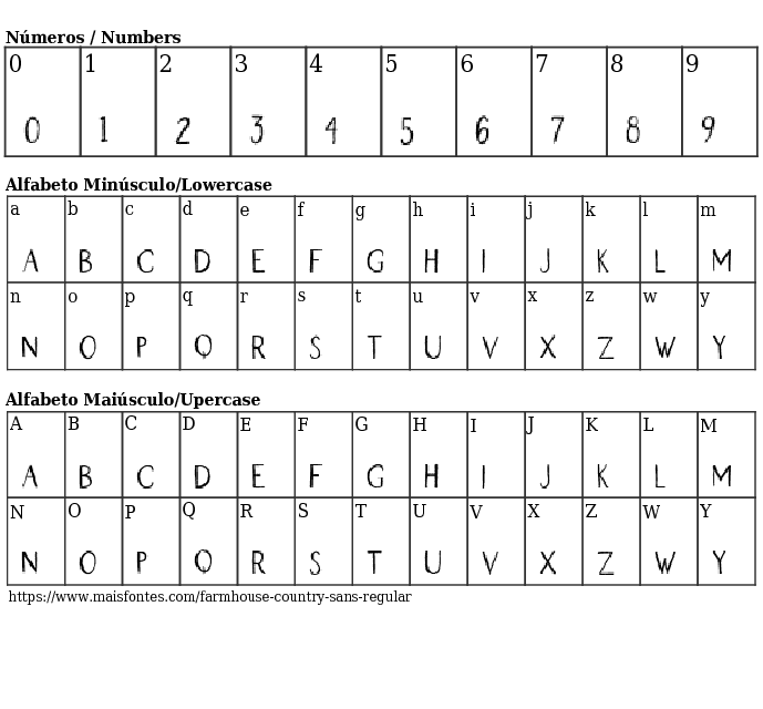 Farmhouse Country Sans Regular: Free Font Download | MaisFontes