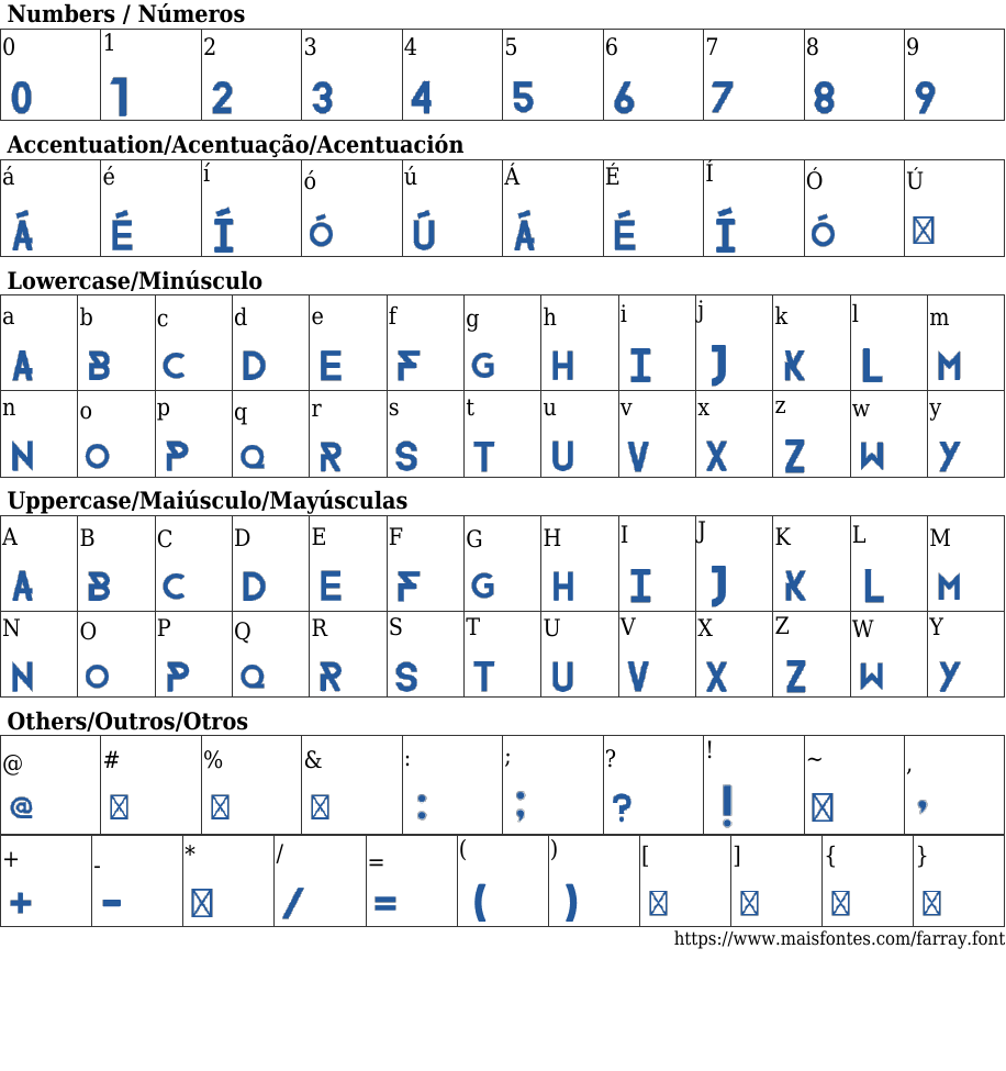 FARRAY: Free Font Download | MaisFontes