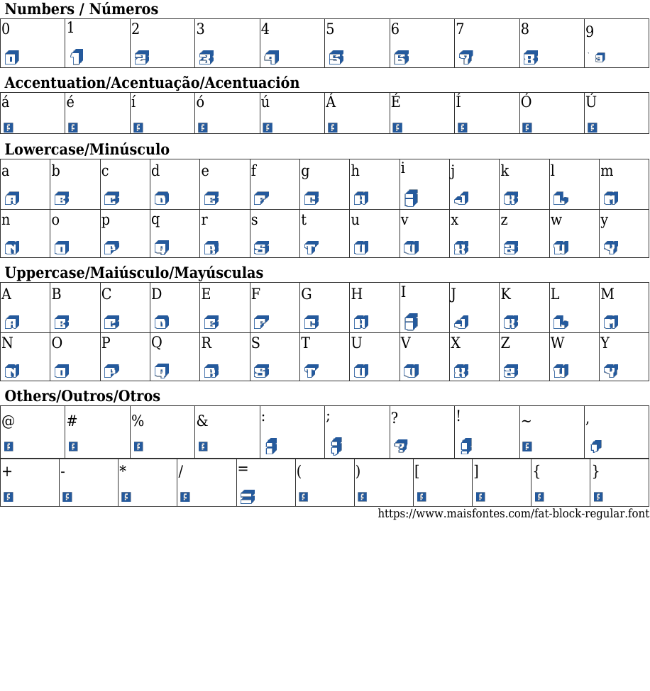 Fat Block Regular: Download Free Font | MaisFontes