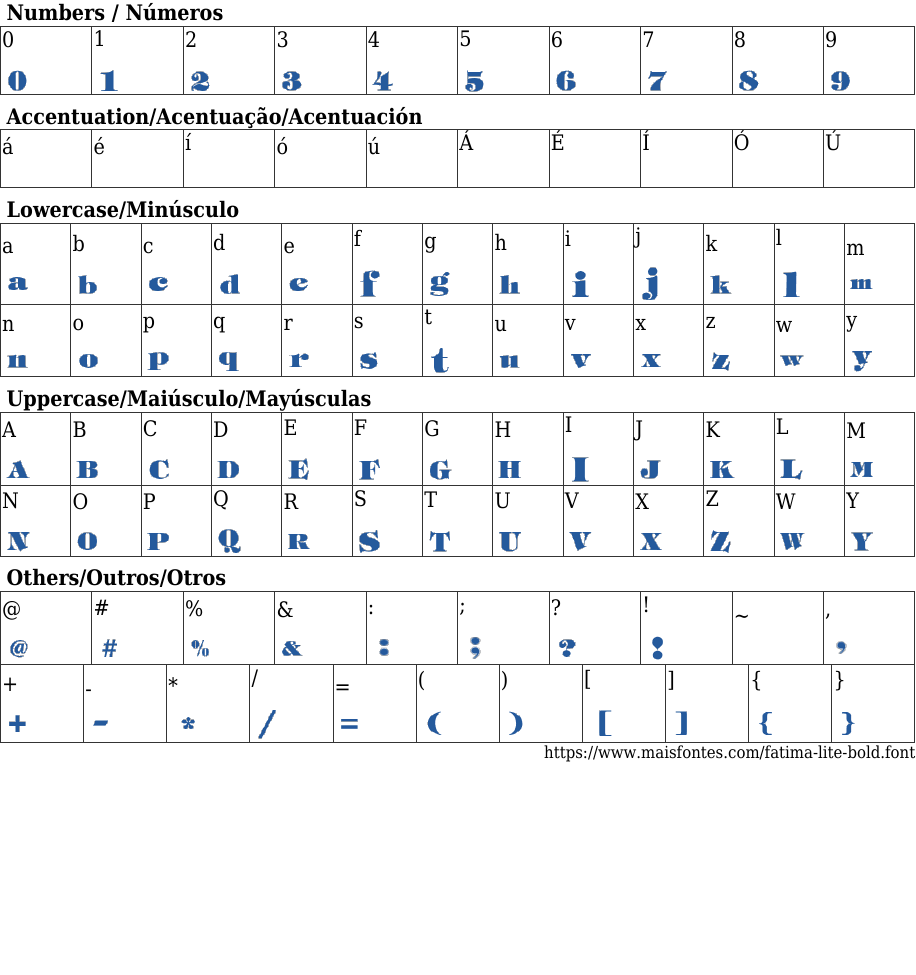 Fatima Lite Bold Font: Free Download | MaisFontes