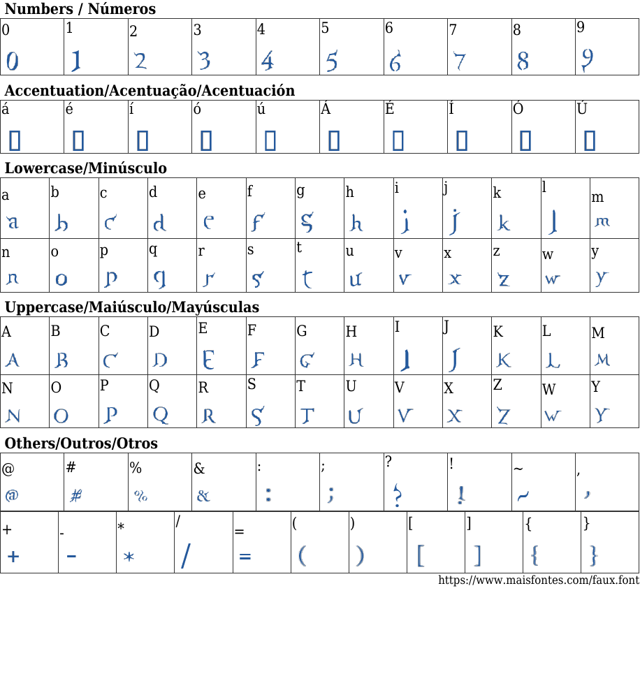 Faux: Free Font Download | MaisFontes